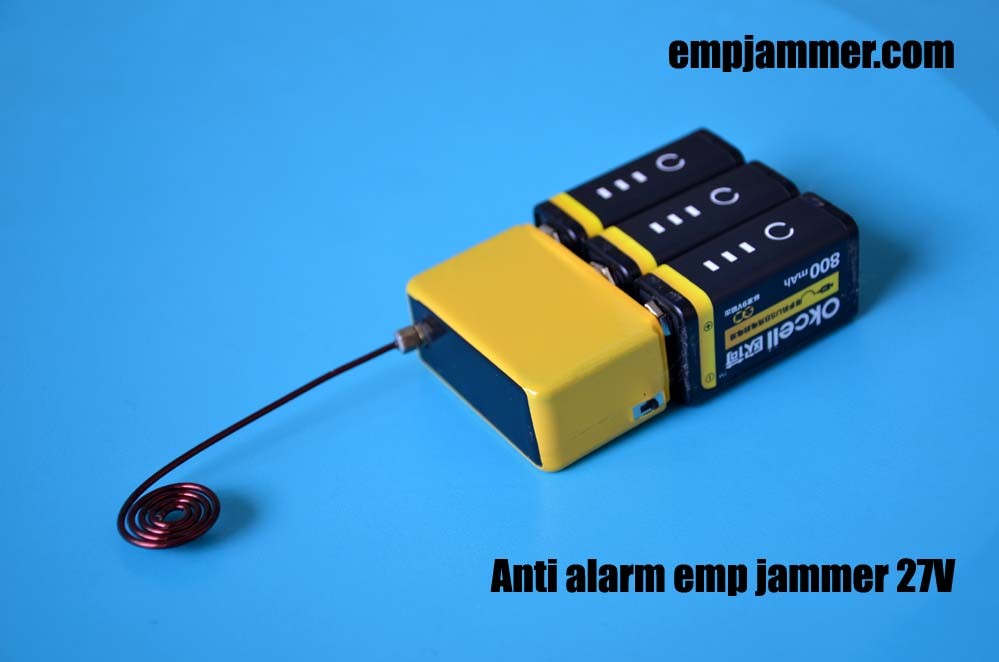 Anti Alarm UHF VHF Jammer , High Power Emp Jammer For Slot Machine 56MHZ